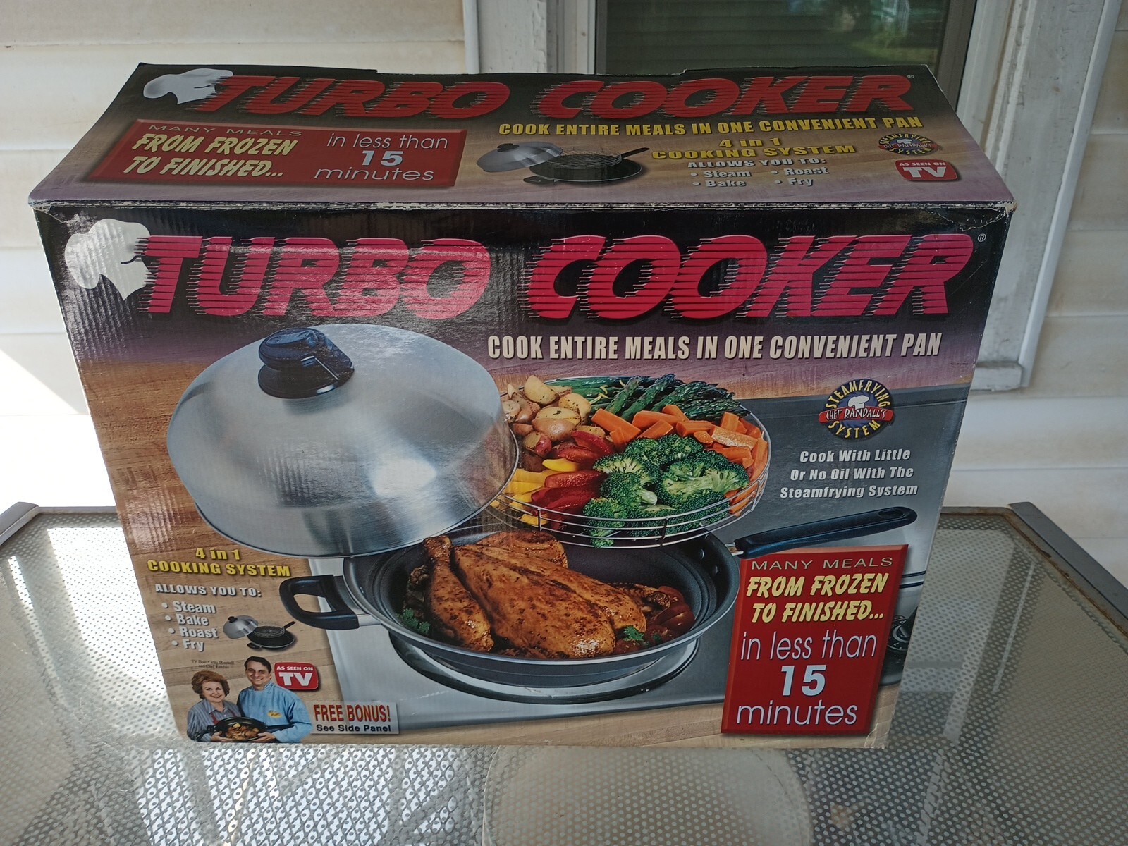 Turbo Cooker 4-in-1 Cooking System - As Seen On TV w/ Chef Randall Open ...