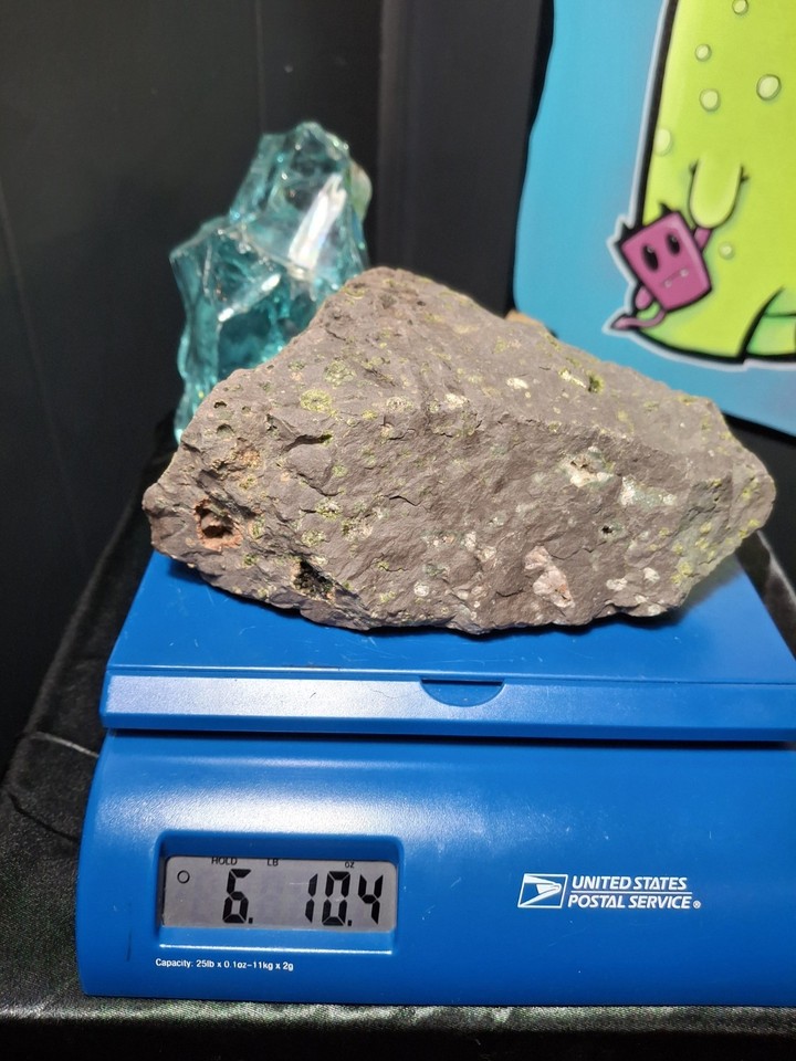 Epidote Quartz Clusters Michigan Host Rock With Copper Amygdule Basalt ...