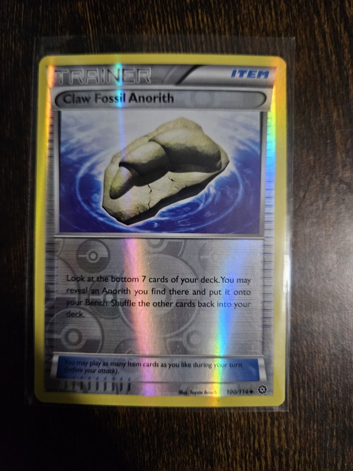 Claw Fossil Anorith 100/114 XY-Steam Siege Regular | eBay