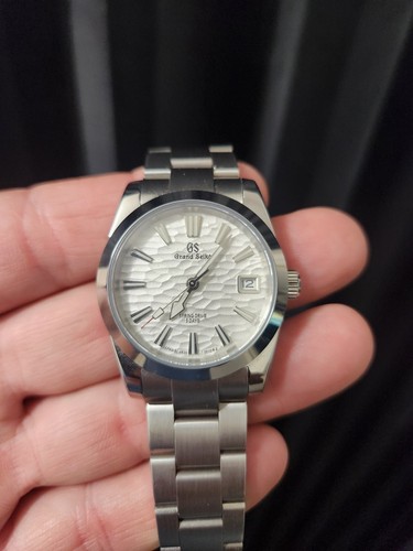 Custom GS Mod Watch Silver 36mm Explorer Case NH35 Exhibition Back | eBay