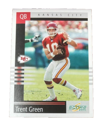 2003 SCORE CARD # 67 Trent Green - Kansas City Chiefs | eBay