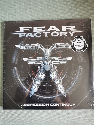 FEAR FACTORY AGGRESSION CONTINUUM 12"BLUE/WHITE MARBLED DOUBLE ALBUM ...