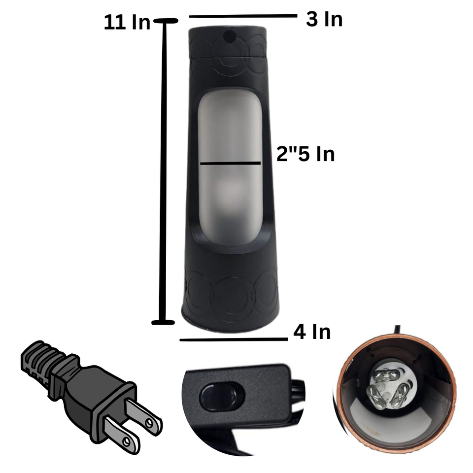 Light Night Lamp For Shabbat Bedside Led Bulb Included Shabbos Table ...