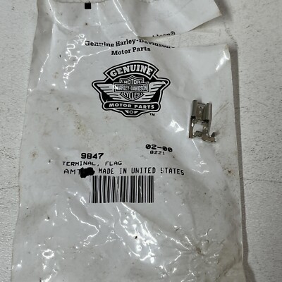 1 NOS Harley Davidson Right Connector Female Terminal Flag OEM 9847 ...