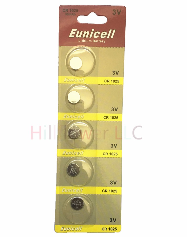 50 pcs CR1025 1025 LM1025 BR1025 Card 3V Lithium Battery | eBay