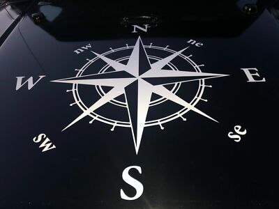 20" compass rose decal fits jeep RV Camper Trailer large vinyl sticker ...