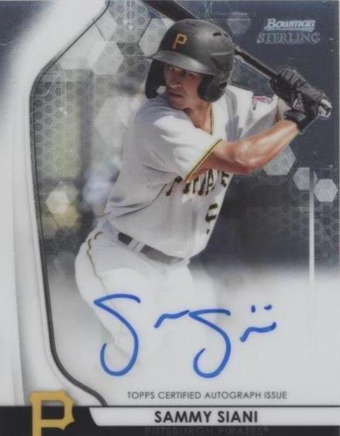 2020 Bowman Sterling - Prospect Autographs Sammy Siani #BSPA-SS (AU, RC ...