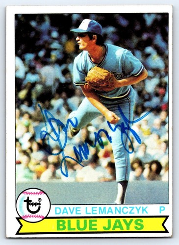 1979 Topps Dave Lemanczyk #207 Autograph / Signed in person Toronto ...