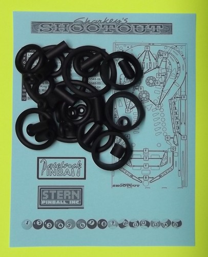 2000 Stern Sharkey's Shootout Pinball Machine Rubber Ring Kit | eBay