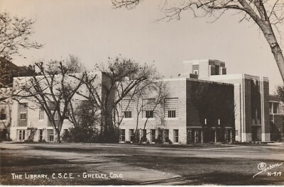 1940s RPPC The Library Colo State College Education Vintage Postcard ...