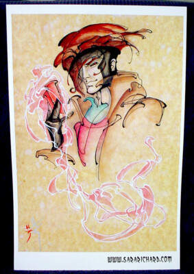 11x17 Sara RICHARD Artist Signed ART Print POSTER Comic DC Tarot ...