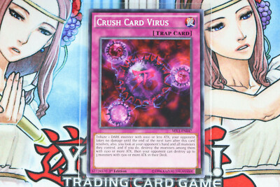Yugioh Trap Card Crush Card Virus MIL1-EN047 1st Edition Common | eBay