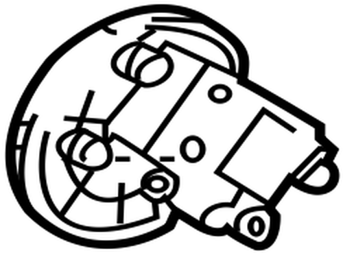 87106-58030 Toyota Damper servo sub-assy, rear cooling unit, no.2 ...