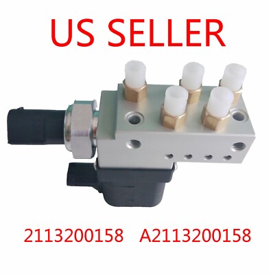 Air Suspension Compressor Control Valve Block Fit Mercedes W211 E320 ...