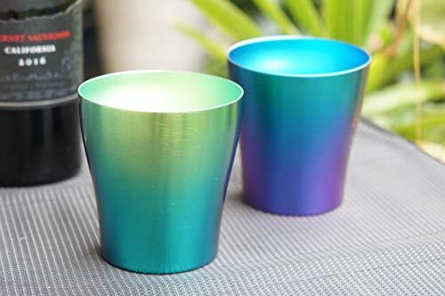 HORIE Titanium Double Tumbler Limited Model Green & Blue 2 Colors Set ...