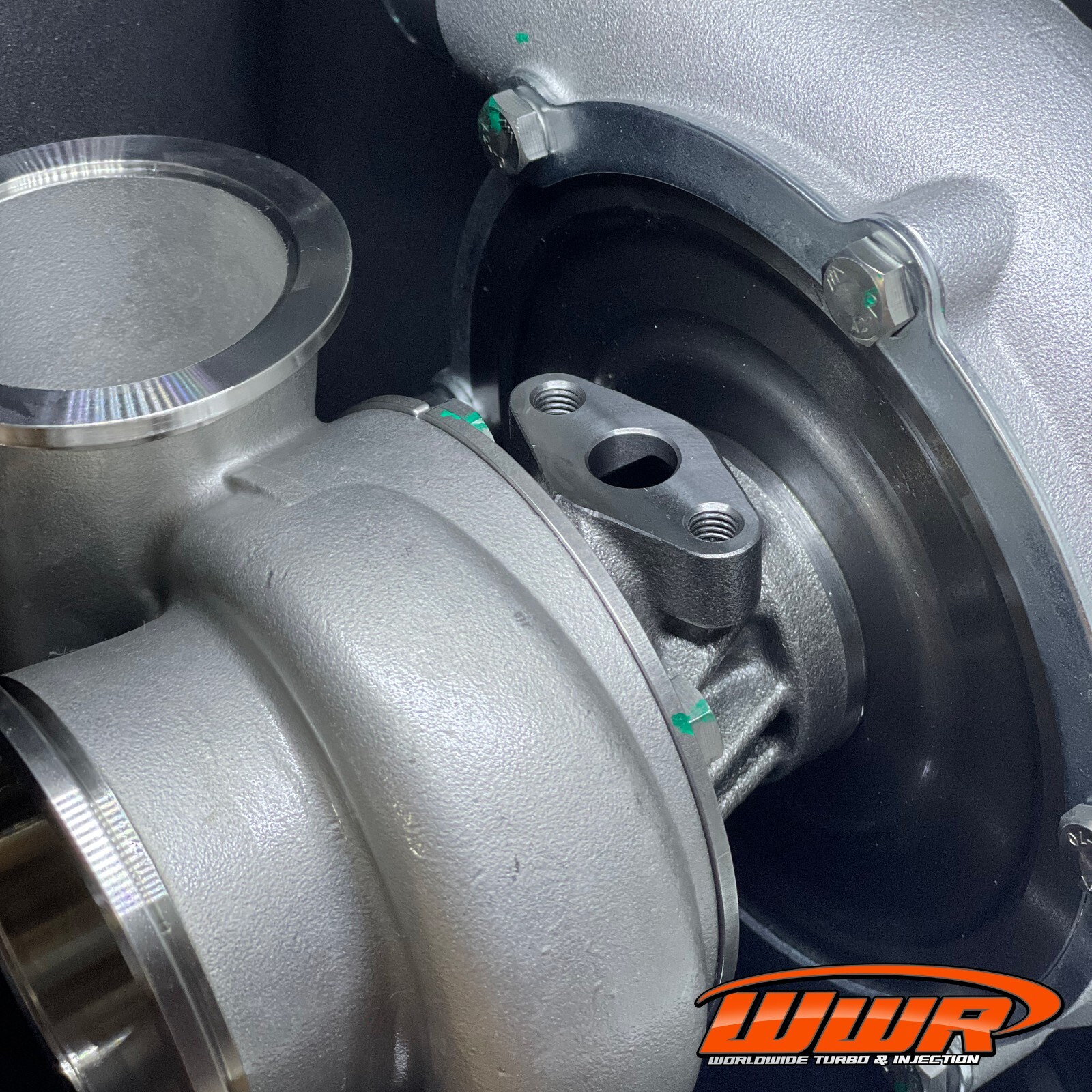 WWR 6266 DUAL BALL BEARING TURBO STAINLESS STEEL V BAND HOUSING .82 | eBay