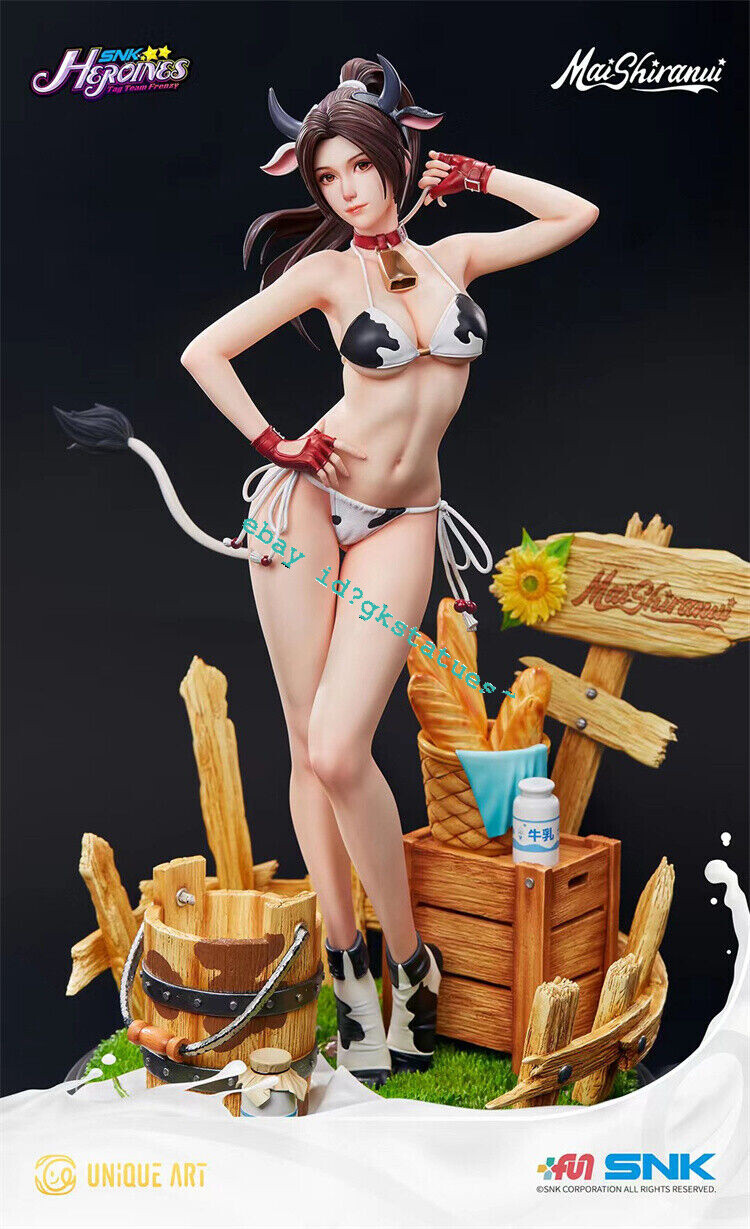 Unique Art King of Fighters Mai Shiranui Resin Statue in stock 1/4 COW Bikini | eBay