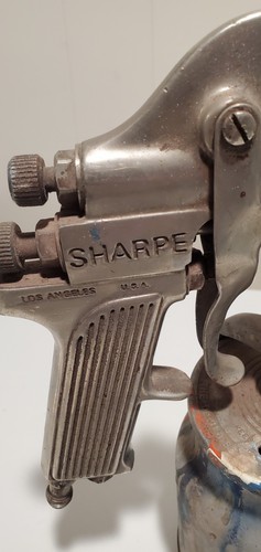 Sharpe Paint Spray Air Gun Model 75 with canister UNTESTED | eBay