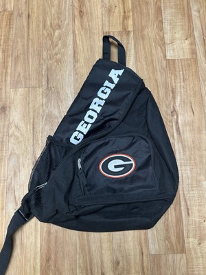 UNIVERSITY OF GEORGIA BULLDOGS G LOGO BLACK ONE SHOULDER SLING BAG ...