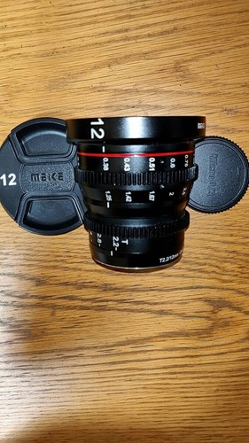 Meike Mk 12Mm T2.2 Multi Coated M43-Mount Micro Four Thirds Cinema Lens ...