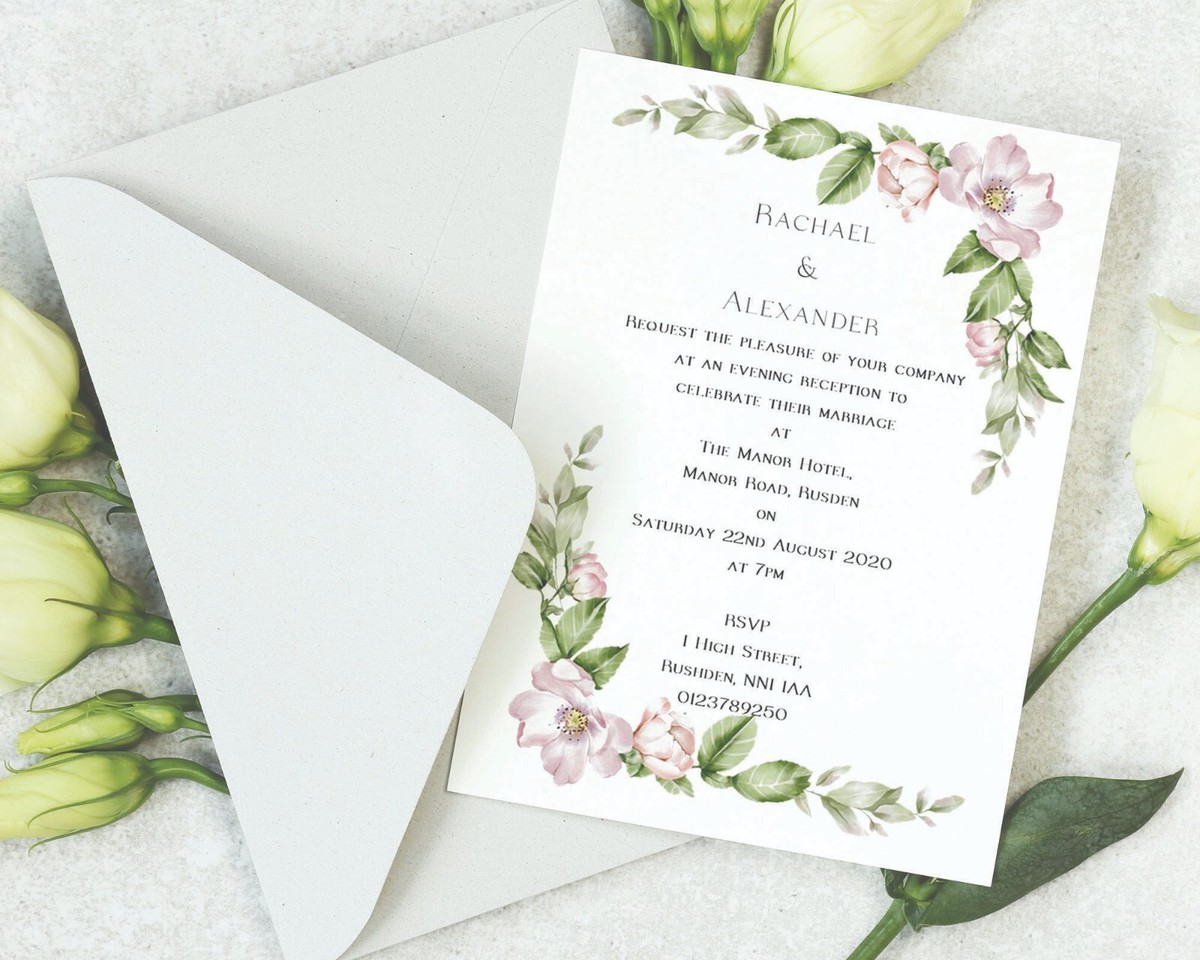 Affordable Wedding Reception Invitations Affordable Wedding