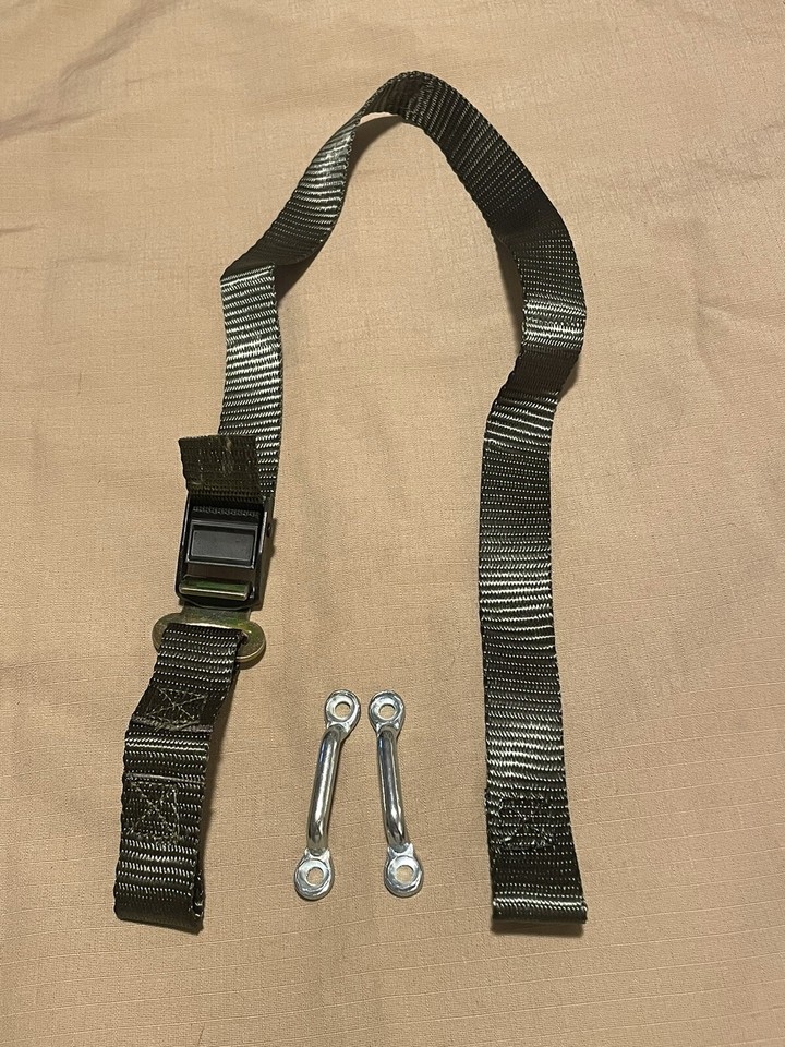 Battery Box Hold Down Strap Kit METAL HARDWARE USA Made Boat RV ATV UTV ...