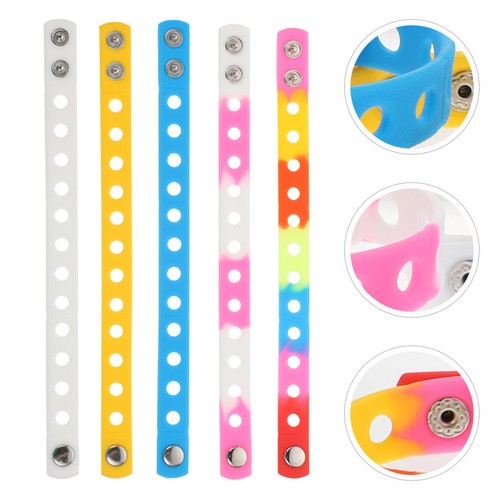 10Pcs rubber band bracelet mens rubber bracelet slap bracelets for kids ...