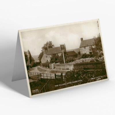 GREETING CARD - Vintage Rutland - The Village, Upper Hambleton (a ...