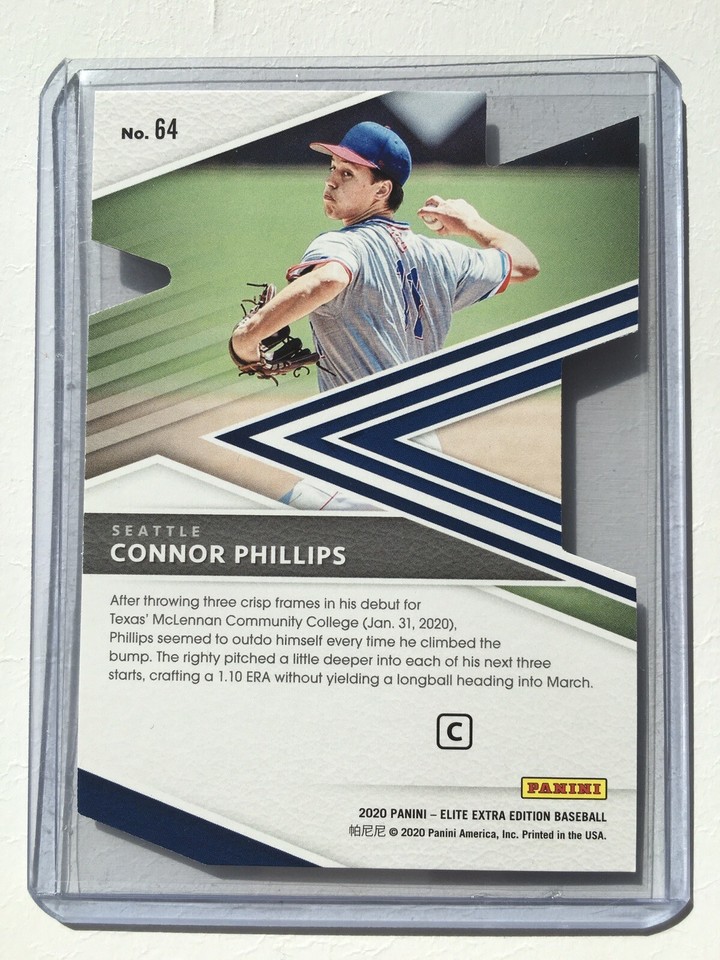SIGNED 2020 ELITE EXTRA PRIME NUMBERS 2/9 RC CONNOR PHILLIPS ...