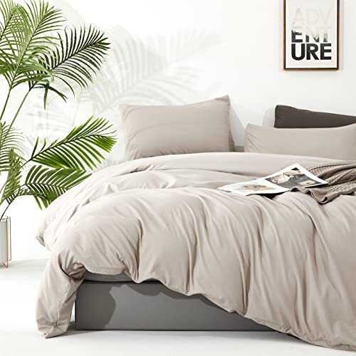 Beige Coffee Comforter Set Light Khaki Bedding Comforter Full 1-beige ...