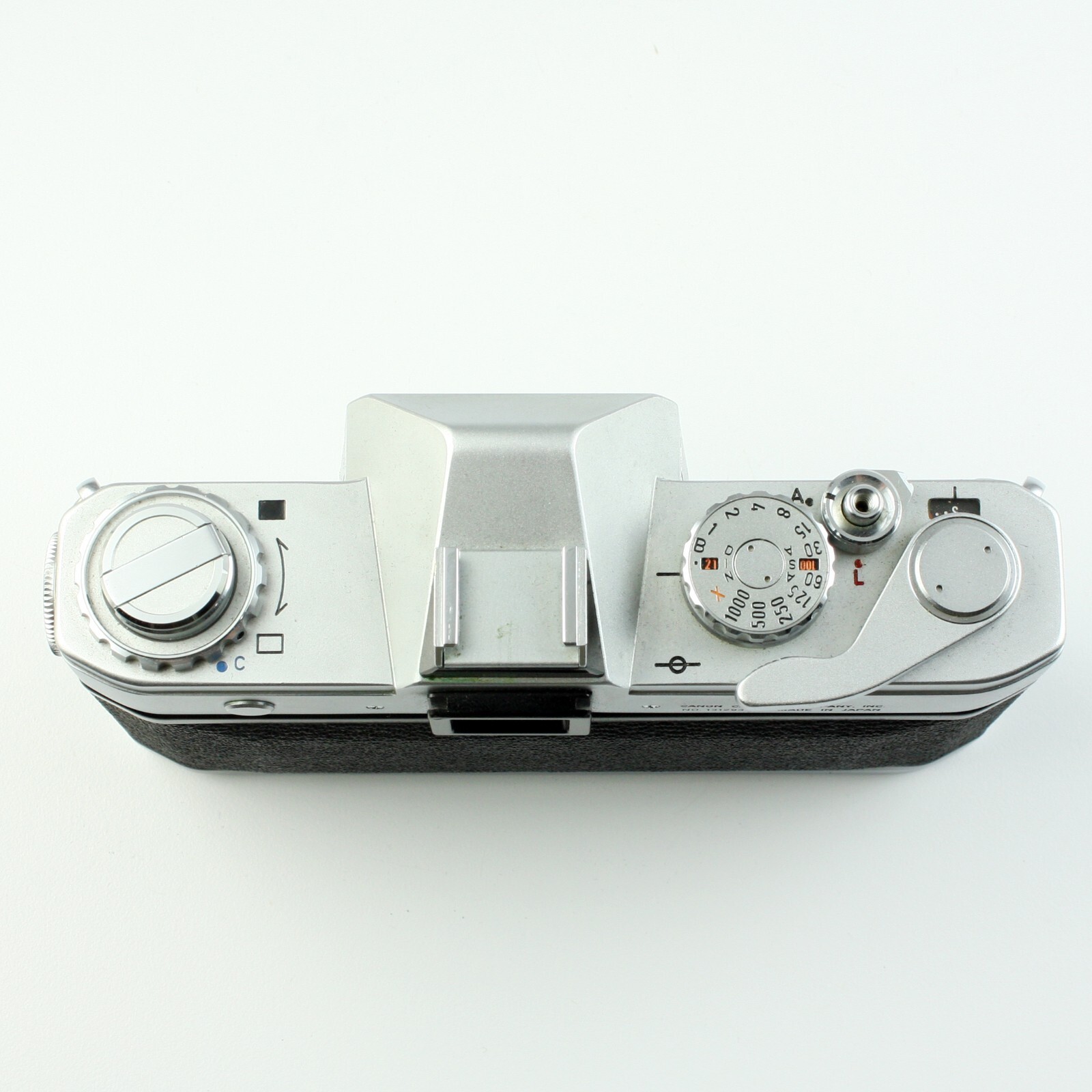 Canon Pellix QL 35mm SLR *BODY* + Leather Hard Case & Strap As-Is ...