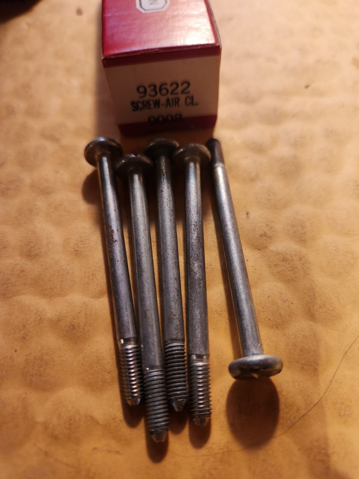 (5) PACK! Genuine Briggs & Stratton OEM 93622 Air Cleaner Screws [3709E ...