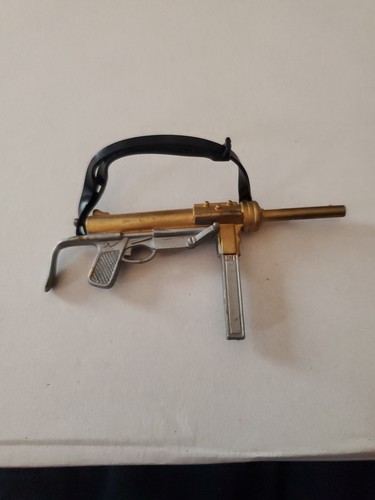 GI Joe Grease Gun W/ Strap Sling Gold Hasbro Original Vintage | eBay