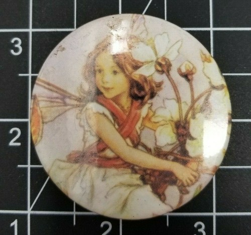 Button Pinback Pixie Fairy Woodland Fantasy Imagination Vintage | eBay