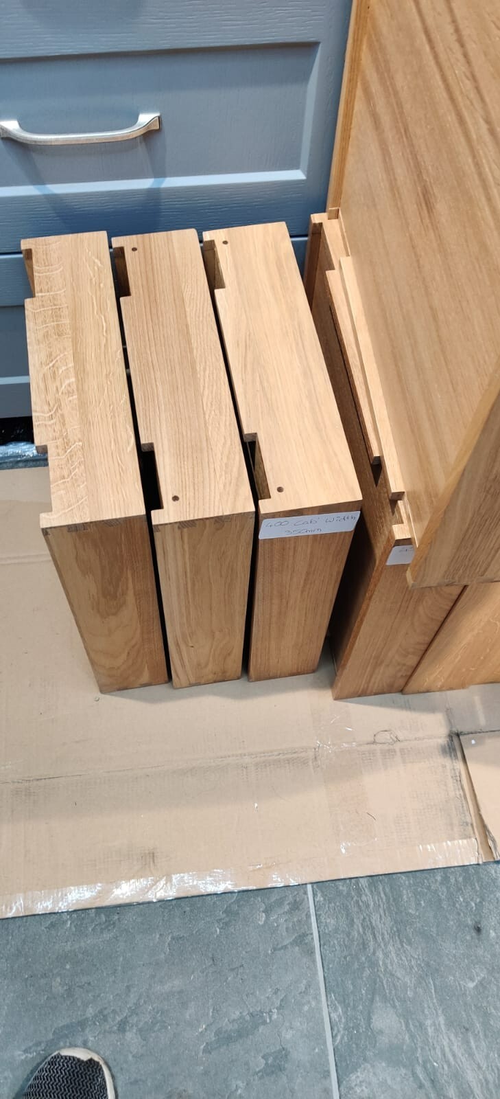 Solid Oak Dovetail Drawer Box-Bespoke Drawers-Blum, Hettich, Grass ...