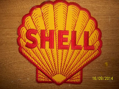 SHELL OIL PATCH, 8", VERY RARE, Near mint shape! | eBay