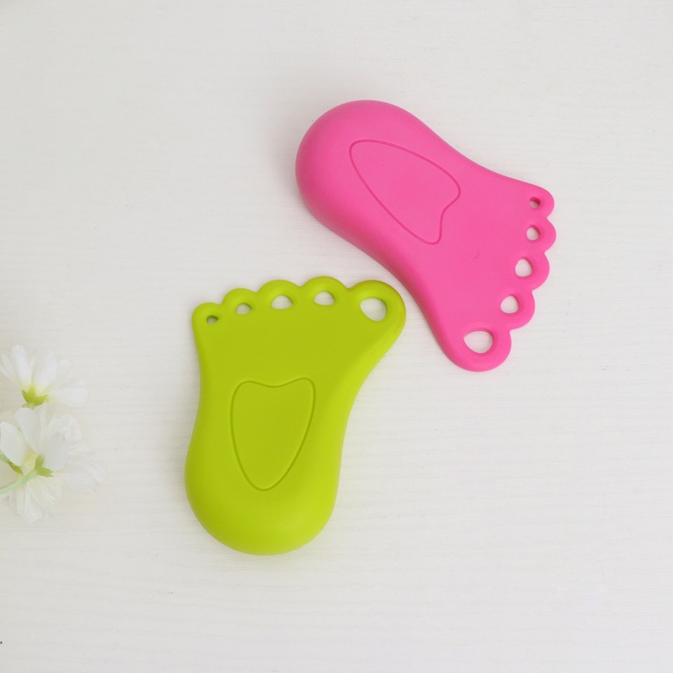 2pcs Foot Shape Door Stopper Windproof Floor Stop Anti-pinch Hand Door ...