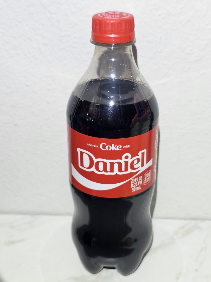 Share a Coke with Daniel 2025 Personalized Gift Coca~Cola Bottle 20oz ...