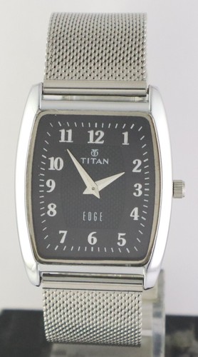 Beautiful Titan Edge Men Quartz Black Dial Working Wristwatch 'Stay ...