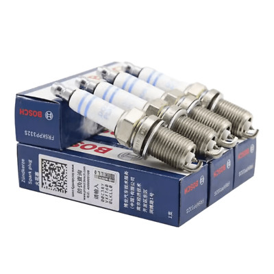 4PCS Double Platinum Spark Plugs Set For VW CC Tiguan AUDI Q3 Q5 A5 ...