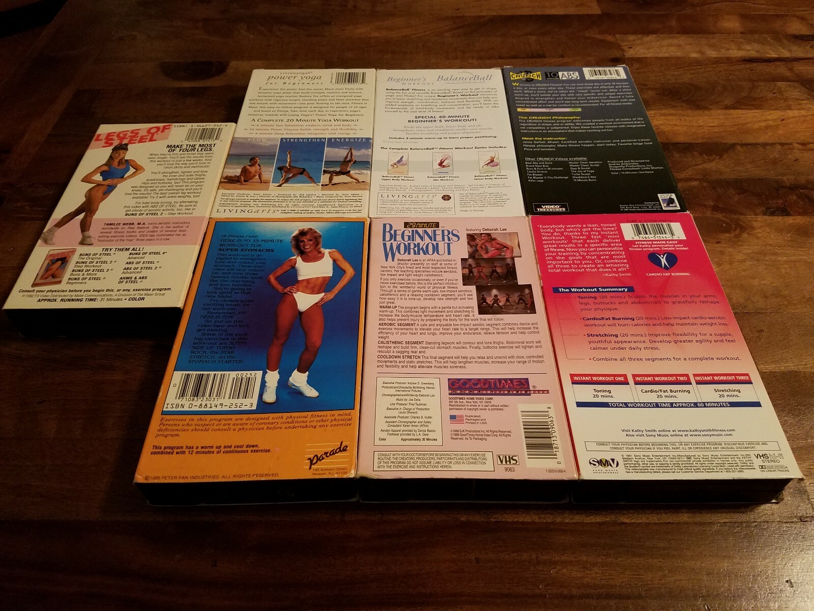 Huge Vintage 80s/90s VHS Workout Cassette with Sleeves Lot of 7 Total ...