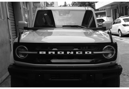 For Ford Bronco 2021-2023 black Engine Hood Hinge Cover Decor Trim ...