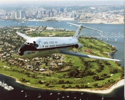VR-57 CONQUISTADORS C-9 SKYTRAIN US Navy NAS North Island Squadron ...