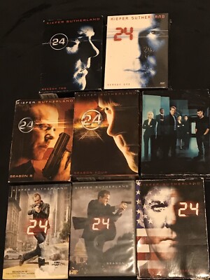 24: The Complete Series 1-8 Seasons DVDs Kiefer Sutherland | eBay