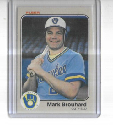 1983 Fleer #28 Mark Brouhard Milwaukee Brewers | eBay