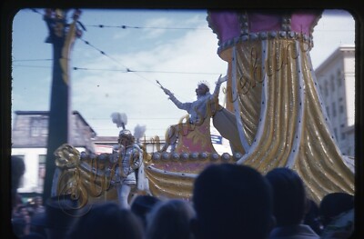 New Orleans Mardi Gras Parade Float 35mm Slide 1950s Red Border ...