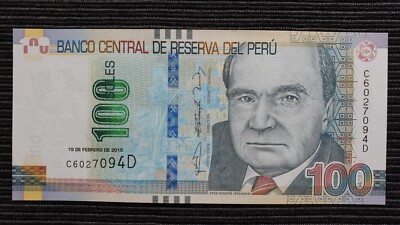 PERU 100 Soles 2015 P195 UNC Banknote | eBay