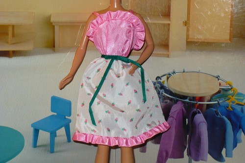 Mattel Barbie Doll Clothing ~ Vintage 1984 MY FIRST PARTY DRESS Pink ...