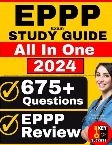 EPPP Exam Prep: All-in-EPPP Part 1 Review + 675 Practice Questions with ...