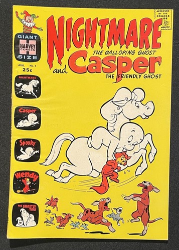 Casper and Nightmare The Galloping Ghost #5 Harvey Comics 1964 Rare ...